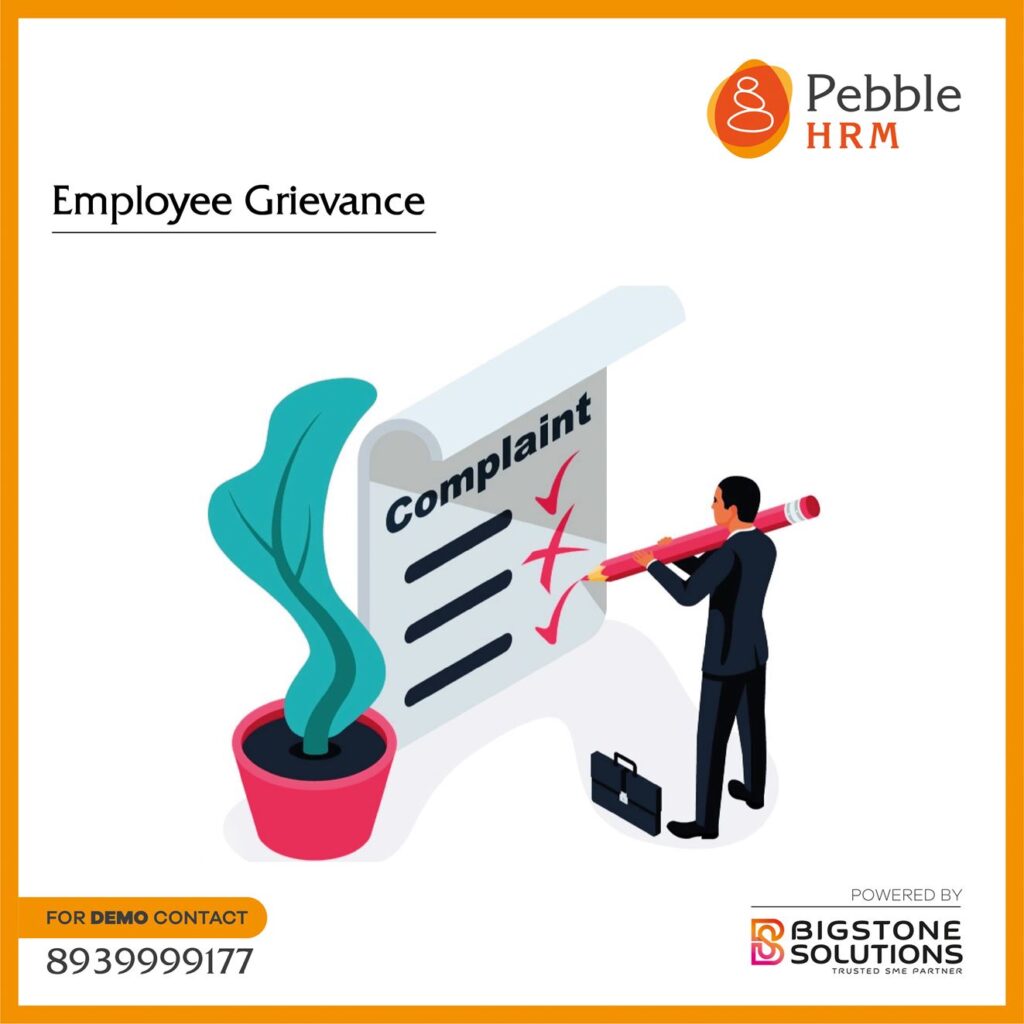 Employee Grievance – Pebble Human Resource Management Solution