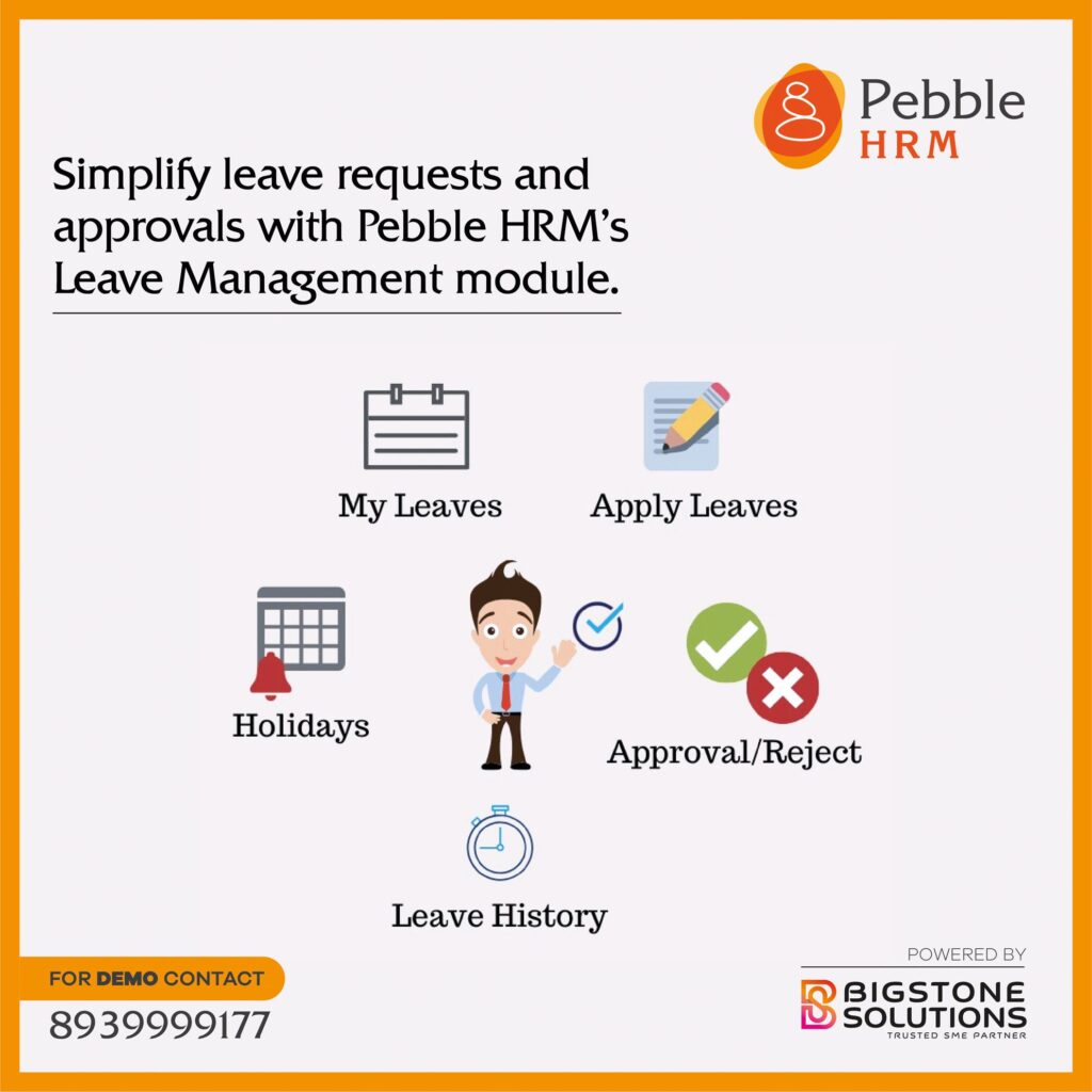 Simplify leave requests and approvals with Pebble HRM’s Leave ...